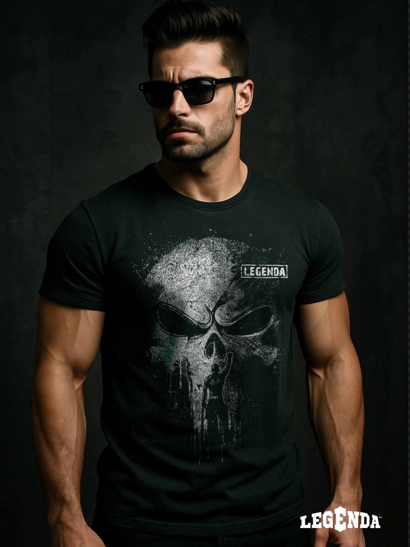 Футболка спортивная Каратель