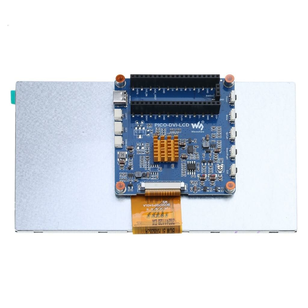 7-дюймовый DVI-дисплей IPS для Raspberry Pi Pico, 7-дюймовый экран