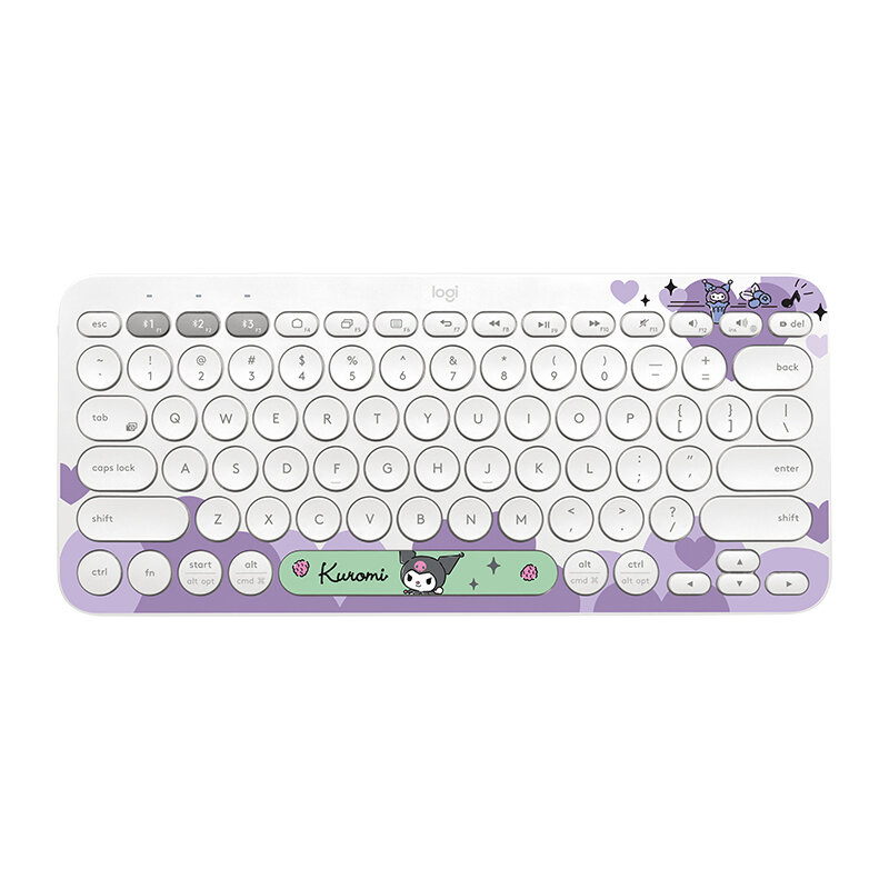 Портативная клавиатура унисекс Logitech K380 Kuromi Office 5910006, 79 клавиша