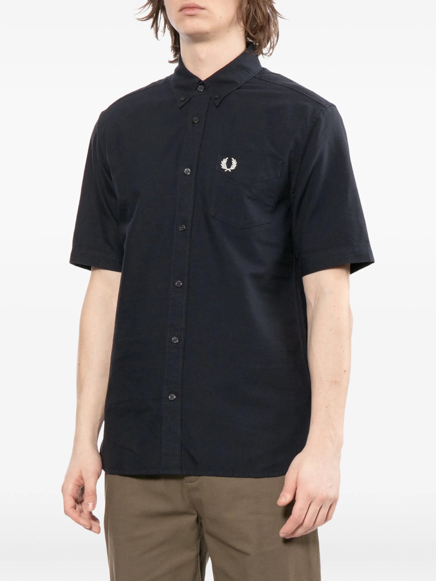 Рубашка FRED PERRY, размер M, blue — фото 1