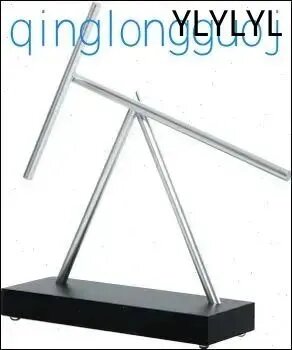 Декоративная кинетическая скульптура Swinging Sticks, 28.8 см, из металла, для дома и офиса, магнитный маятник Хаоса