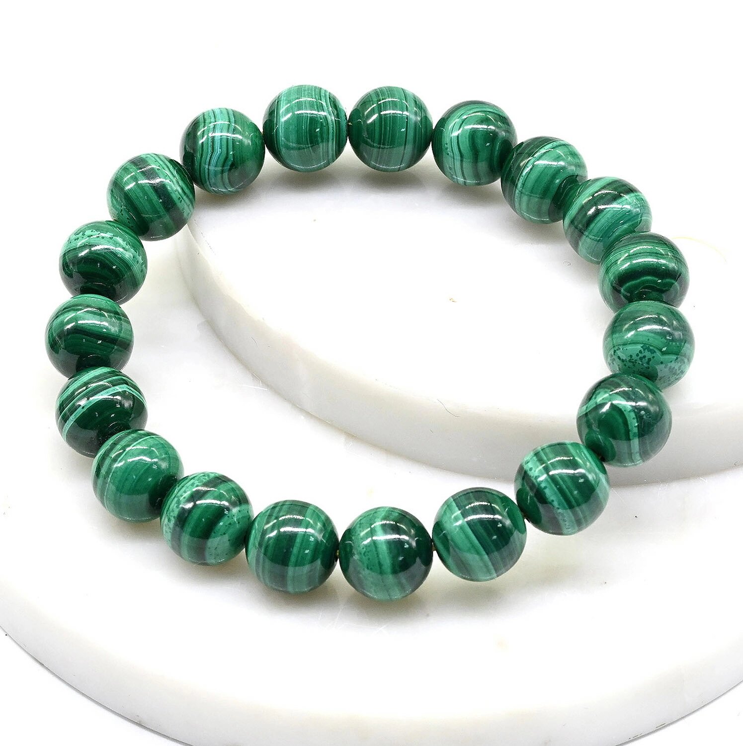 Браслет, малахит