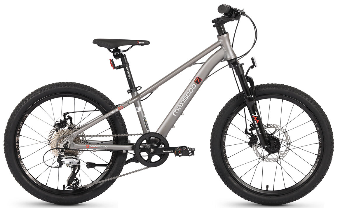 Детский велосипед Maxiscoo 7Bike 20' (2026) 20 Серый (120-135 см)