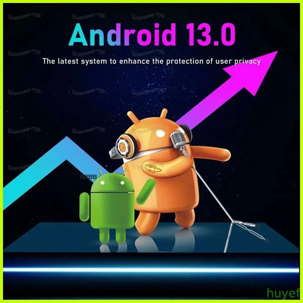 Караоке-система TOX4 Android 13 Global Version 1000M 4K RK 3528 с Bluetooth, Wi-Fi и USB - домашняя караоке система — фото 1