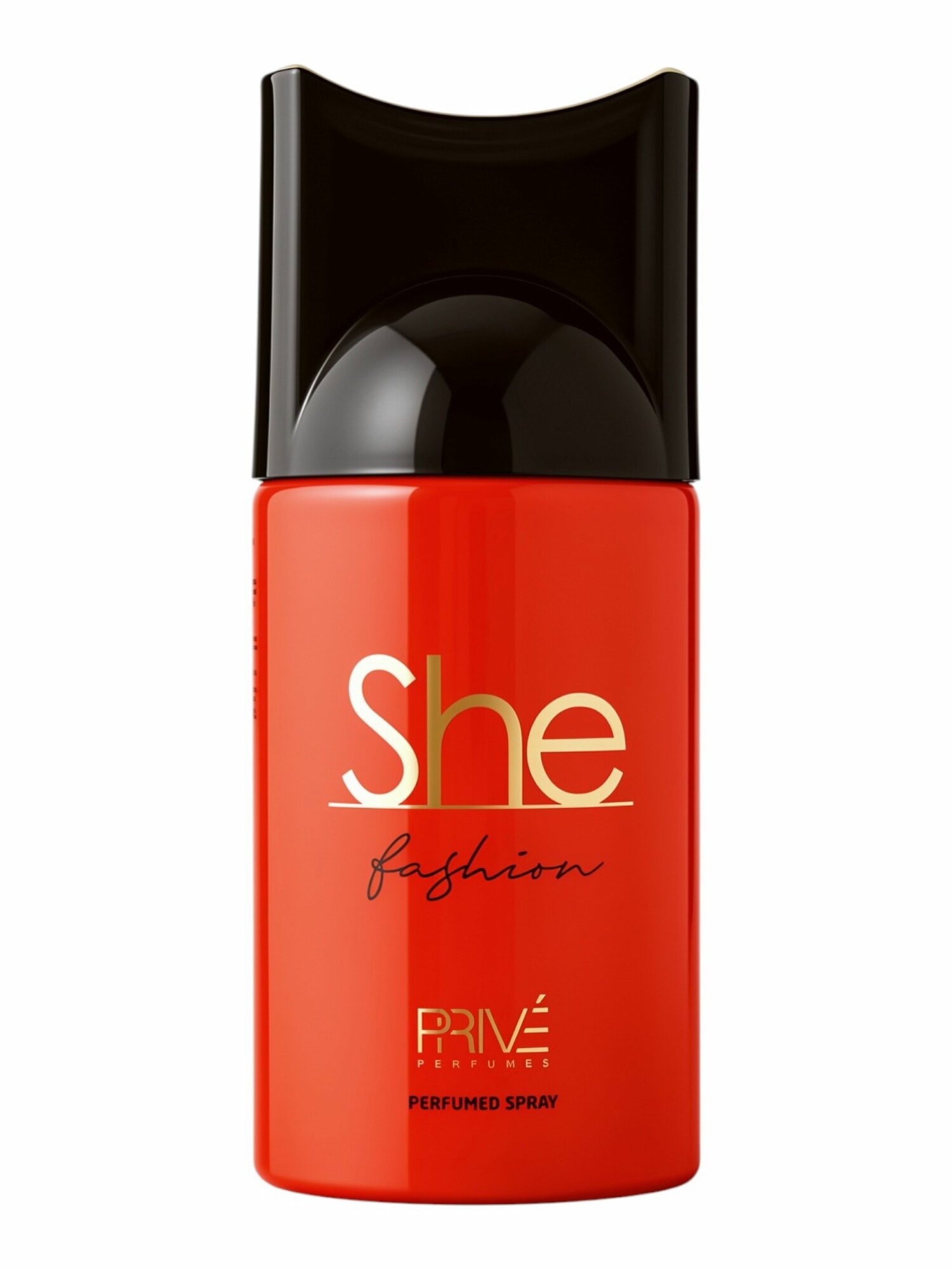 Дезодорант-спрей Prive SHE FASHION женский, 250 мл, размер упаковки: 6.5 x 16 x 6.5 см.