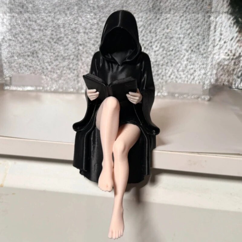 3D статуэтка "Читающая королева", 10CM, Черный