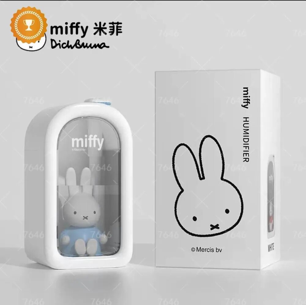 Увлажнитель воздуха Miffy 米菲兔萌宠加湿器, белый и розовый, для дома, 400 мл
