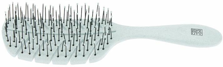 Расческа для волос продувная / Щетка для волос Dewal Beauty, с нейлоновым штифтом, DBEF1-Aqua