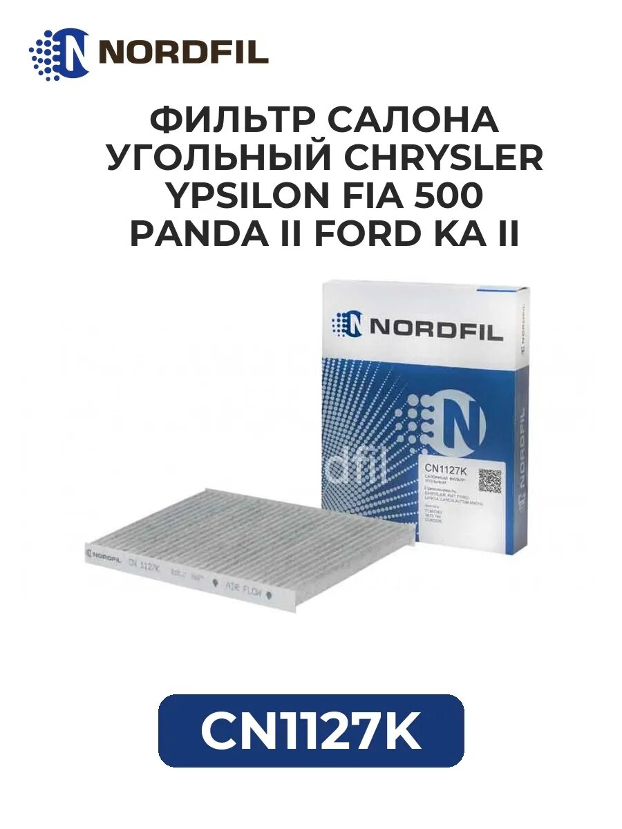 Фильтр салона угольный Chrysler Ypsilon Fia 500 Panda I.