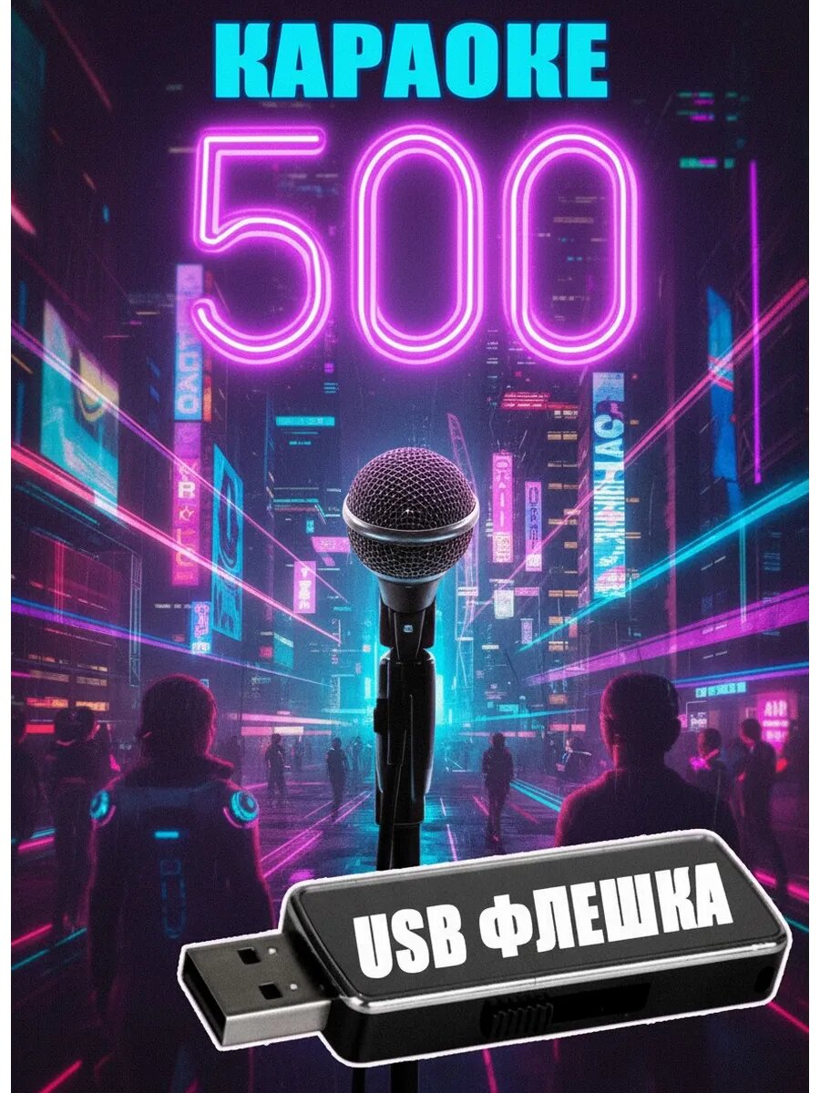 Караоке на флешке: 500 Видео песен на USB флешке