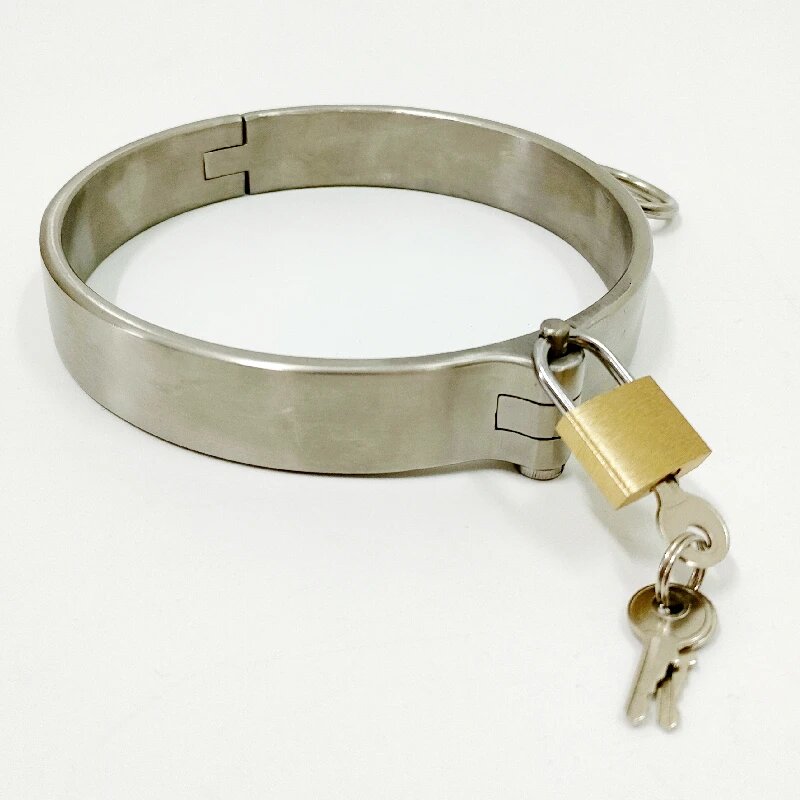 2 см из нержавеющей стали 316, кольцо на шею, удерживающее осанку, воротник, шейный браслет с Male