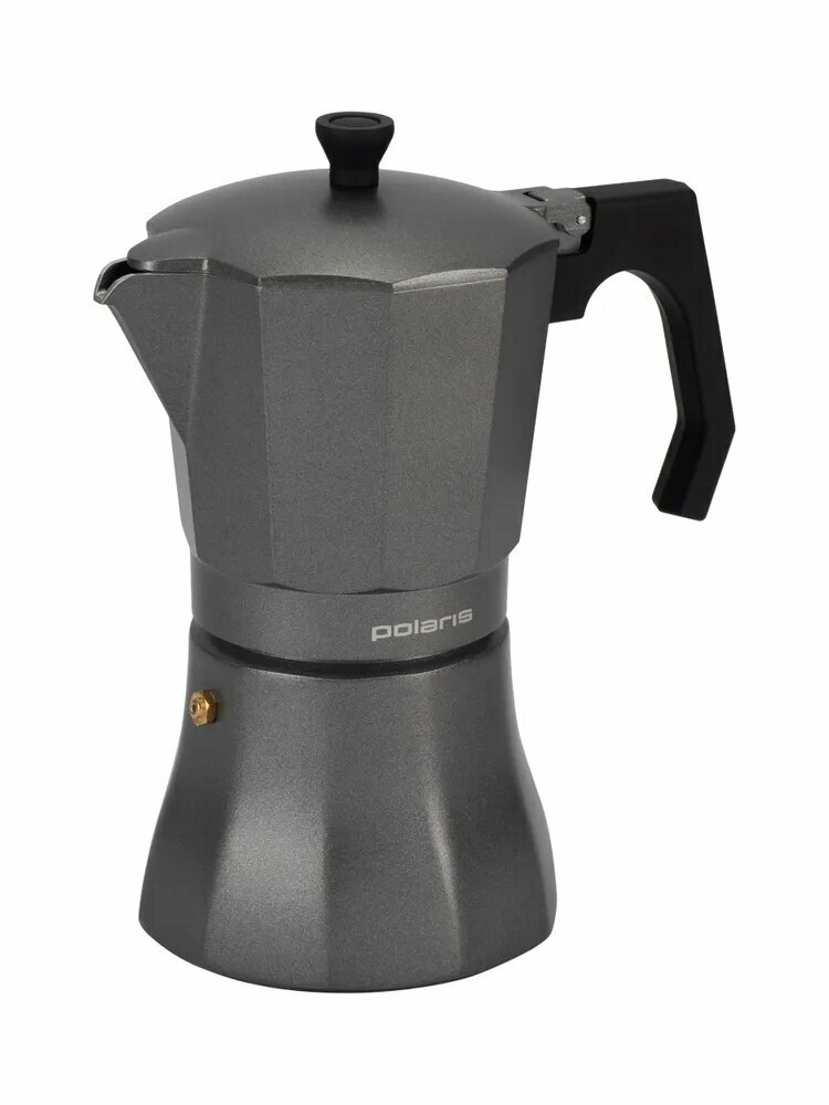 Гейзерная кофеварка Polaris Graphit-9С для всех типов плит, 500 мл