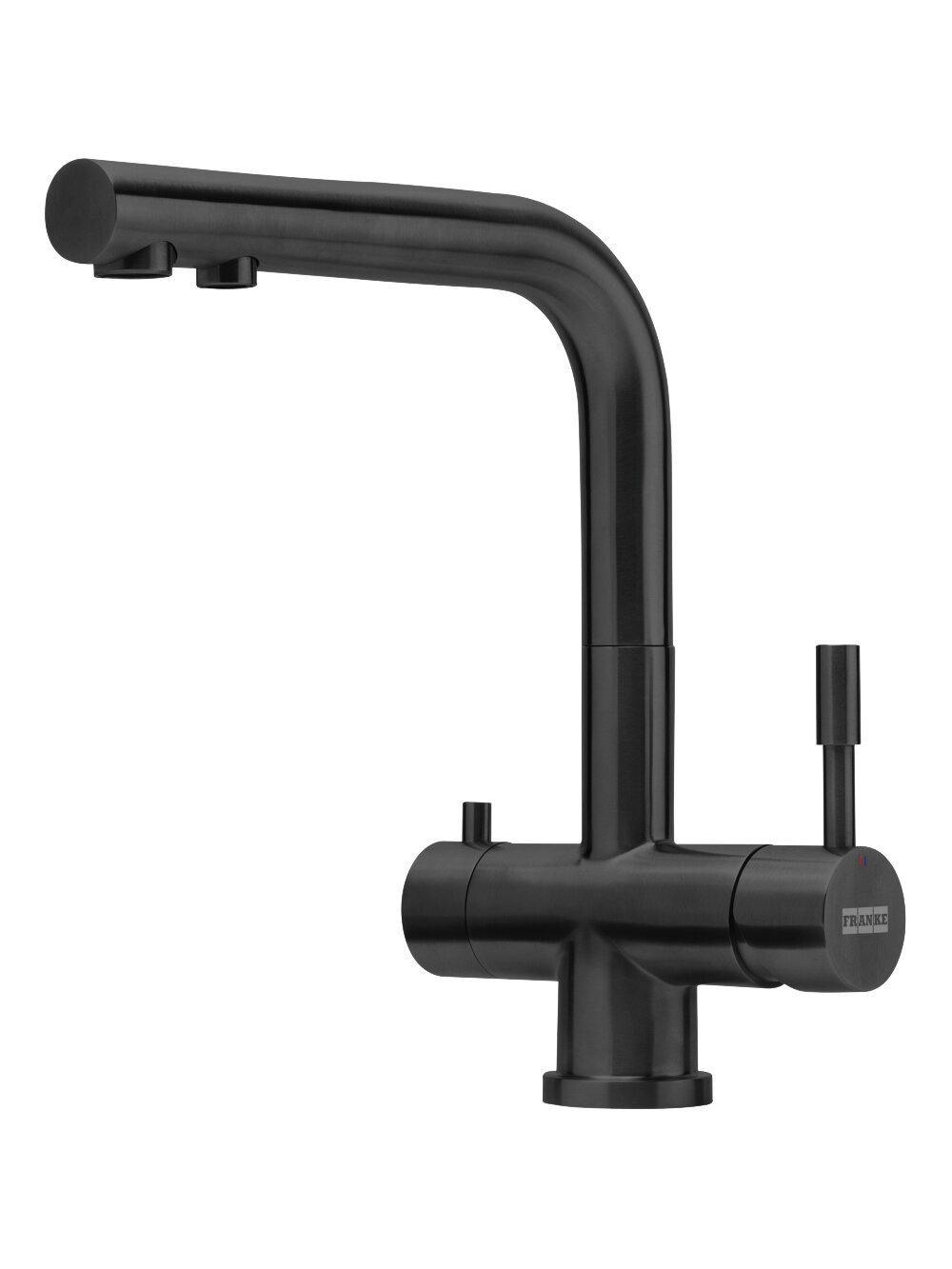 Смеситель FRANKE Atlas Clear Water PVD, чёрный матовый (120.0745.585)