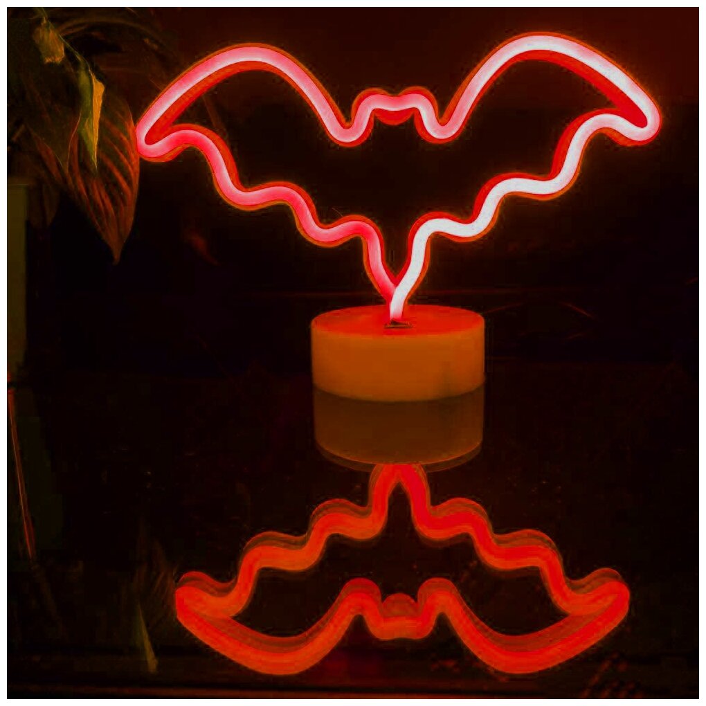 Светодиодный моделирующий светильник bat red light [основание двойного назначения]