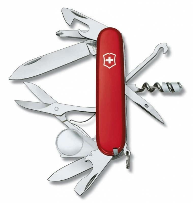 Нож перочинный VICTORINOX Explorer 91 мм, 16 функций, красный (1,6703)