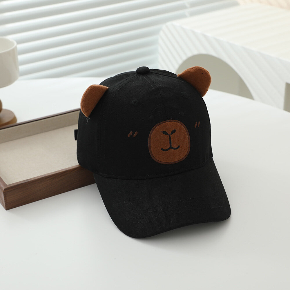 DIY Кепка Детская Капибара Буква Вышитая Солнцезащитная Хлопок