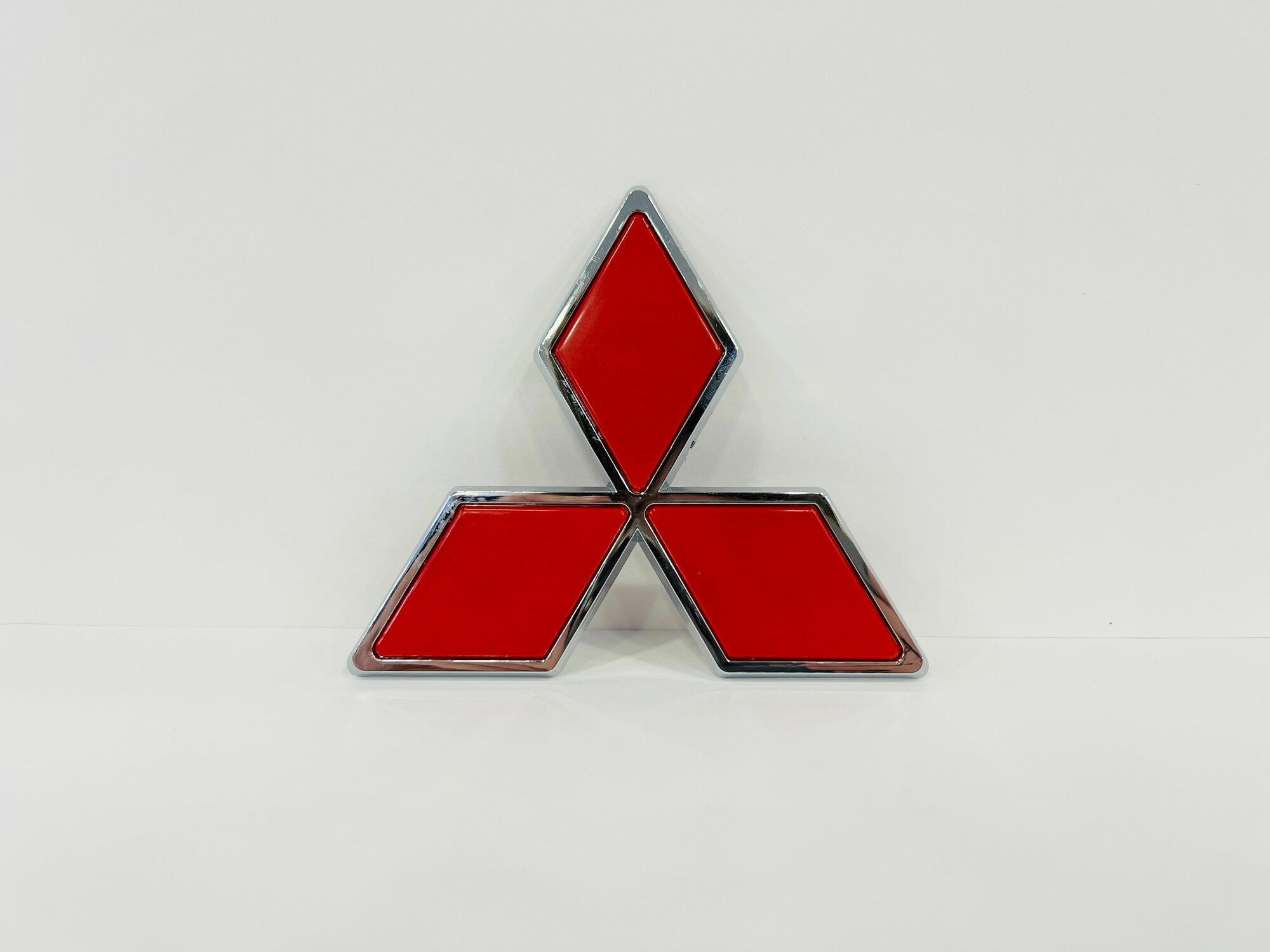 Логотип (шильдик, надпись, эмблема) "Mitsubishi" 12 см, арт: 9377-К