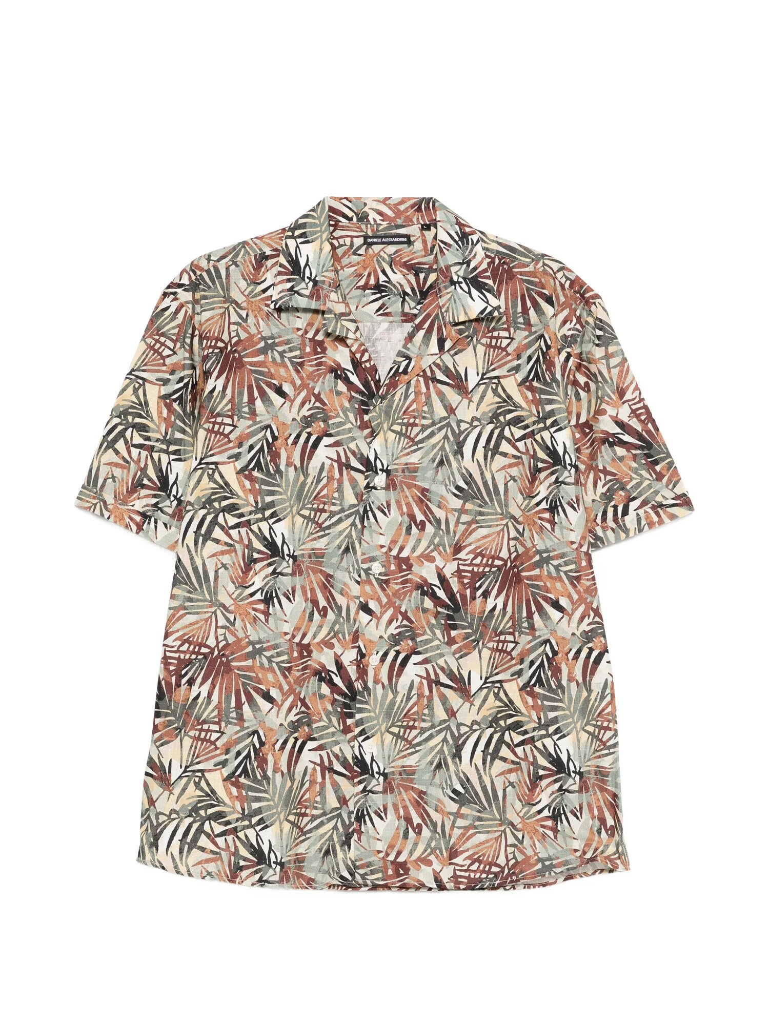 Рубашка Leaf-print shirt