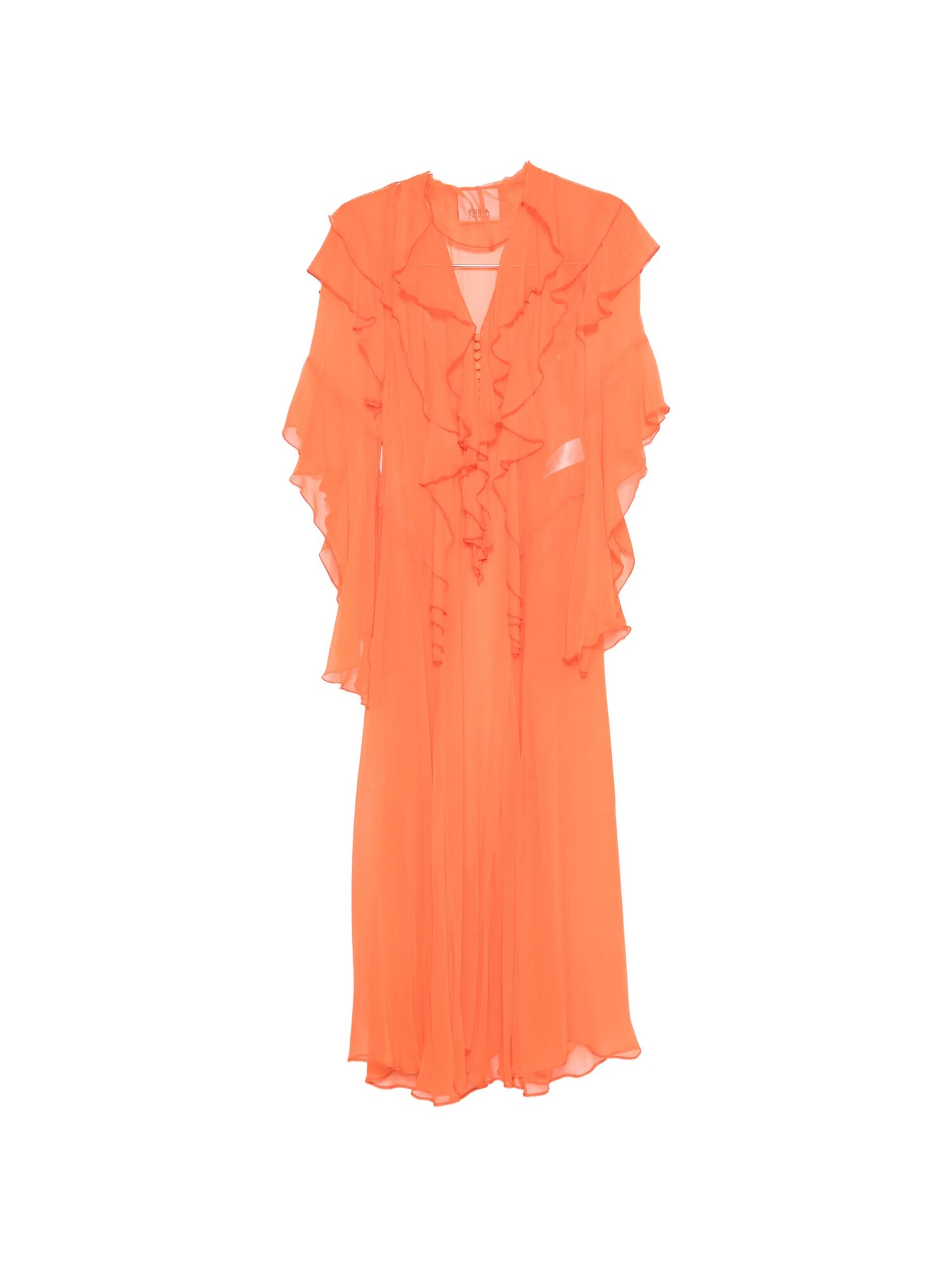 Платье Ruffled midi dress