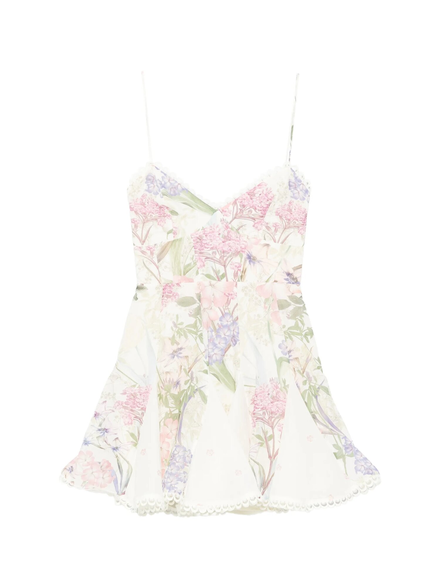 Платье Marlene floral-print lace mini dress