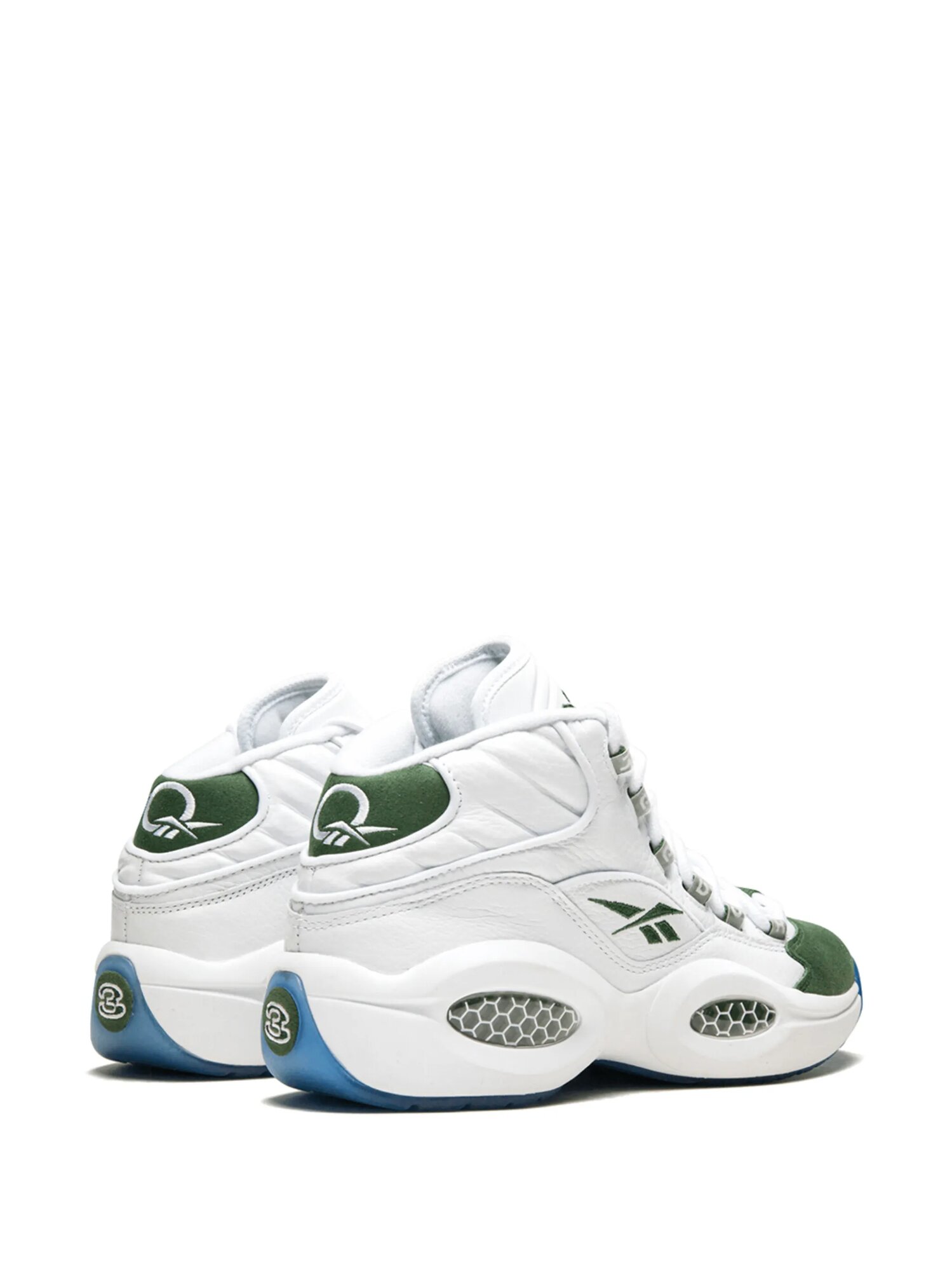 Кроссовки Reebok Question Mid, размер 10,5 US, белый — фото 1
