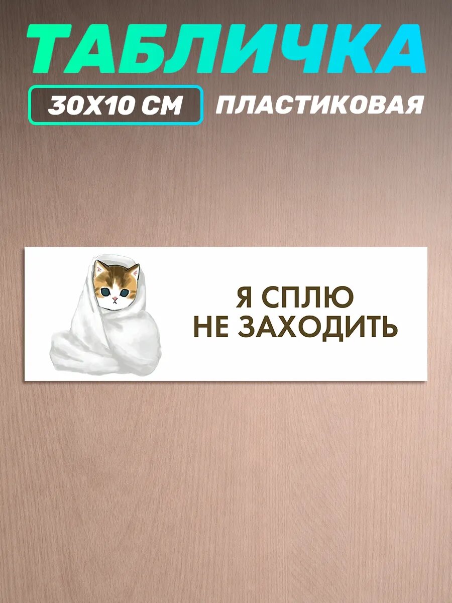 Табличка на дверь Я сплю не заходить
