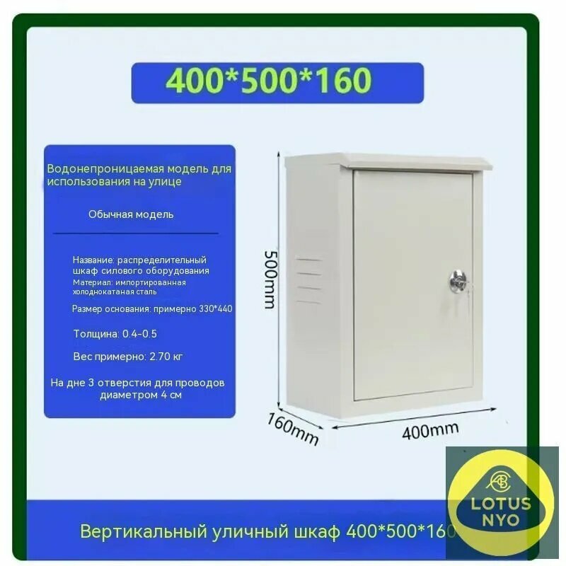 Щиток электрический с монтажной панелью металлический навесной