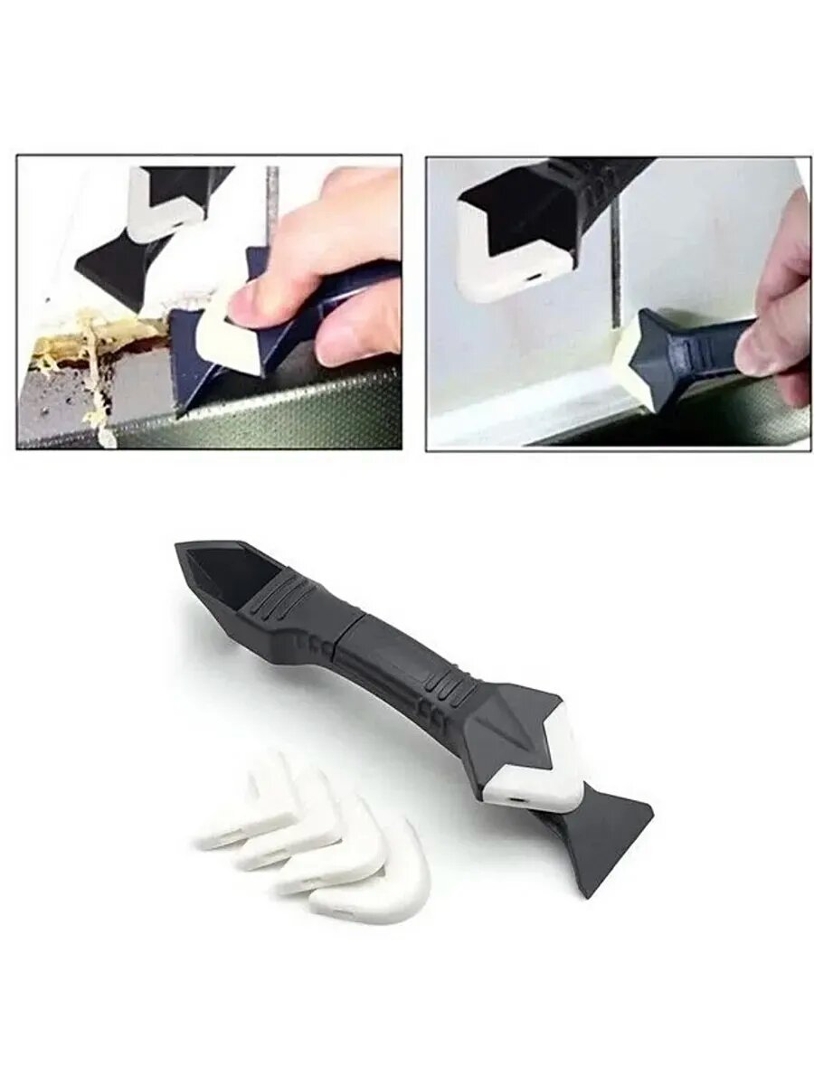 Cкребок шпатель для удаления герметика силикона