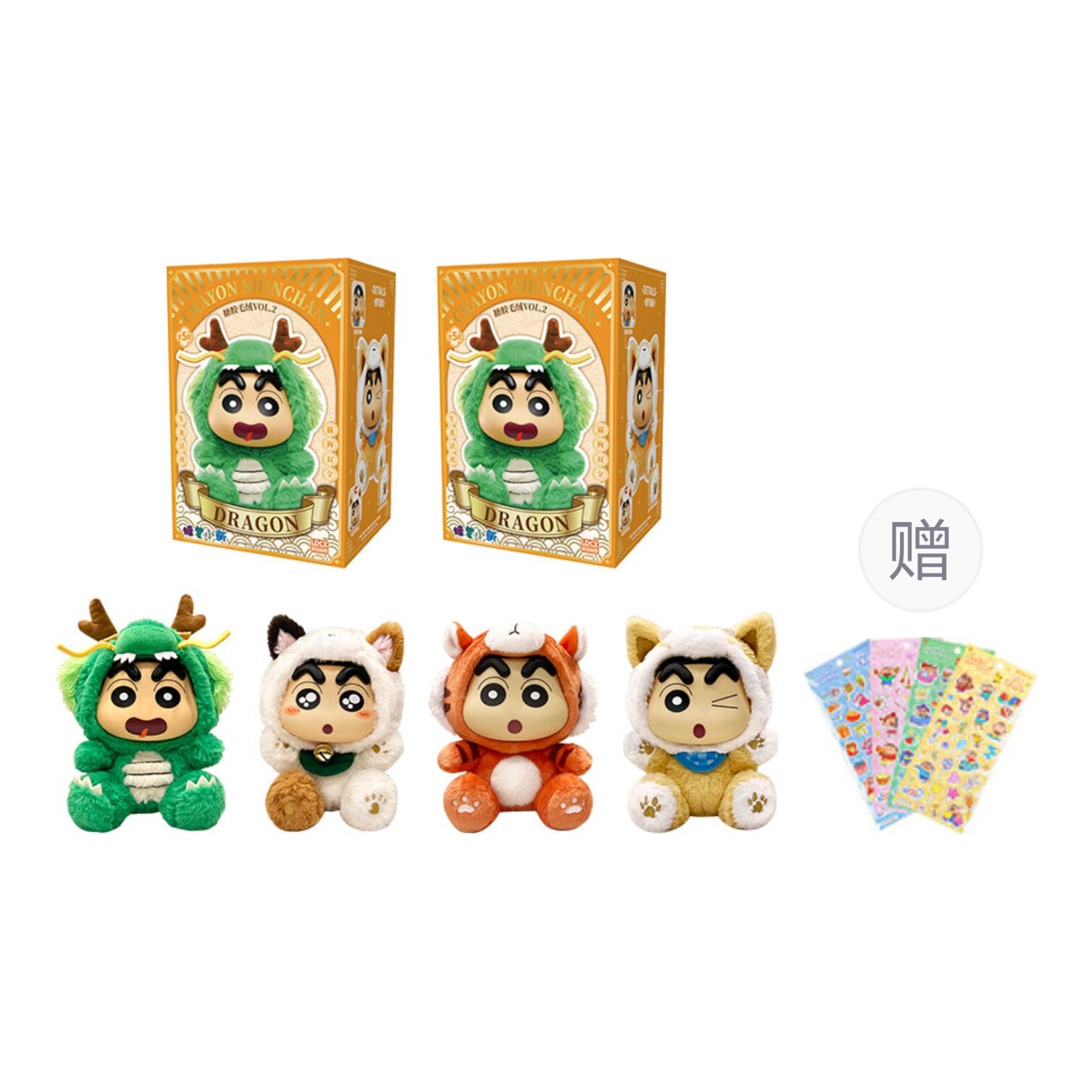 Игрушка унисекс Spiritual Creations Crayon Shinchan, 2 Mystery Boxes (Random Style)+Sticker Pc