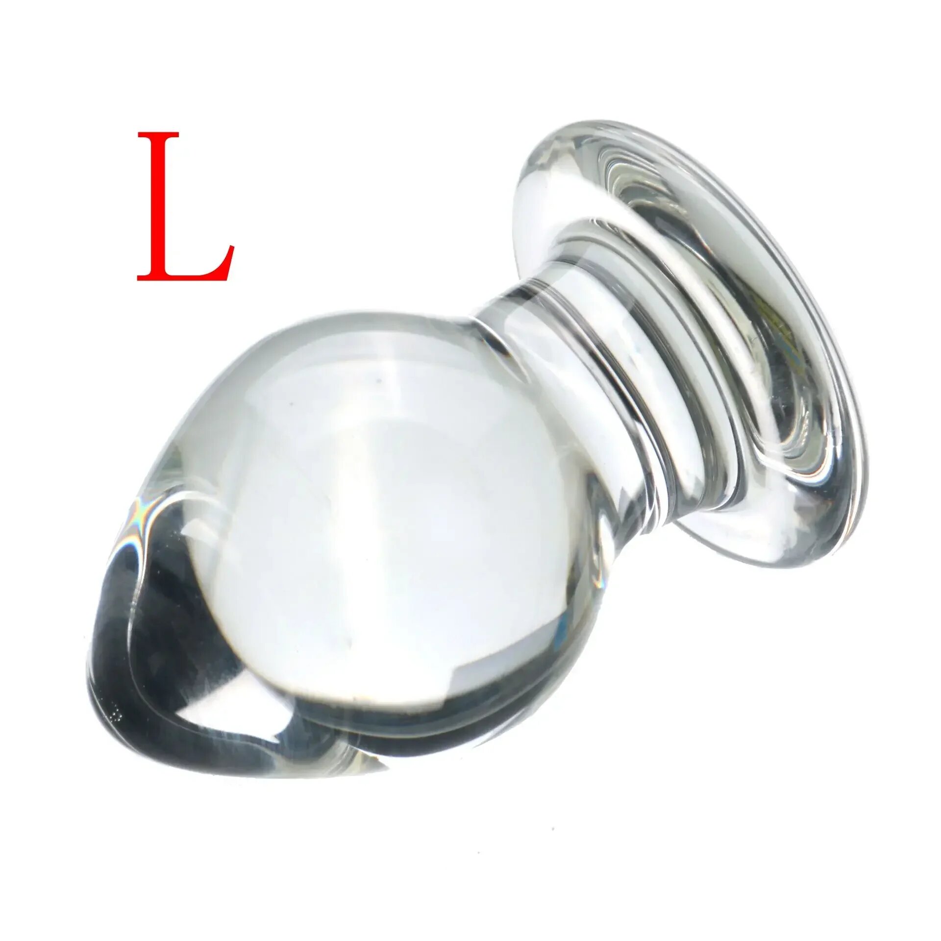 Дешевая анальная пробка, стеклянный фаллоимитатор, массажер простаты, стимуляция ягодиц, L