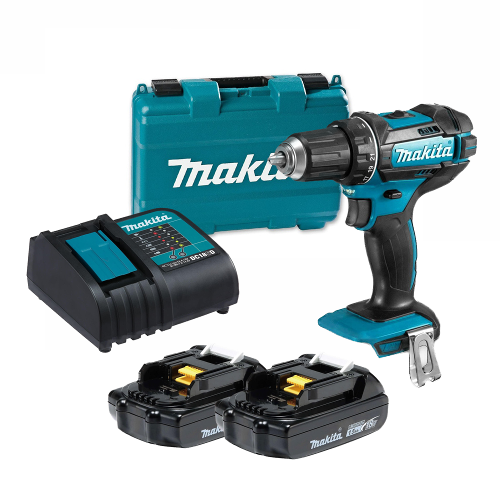 Аккумуляторная дрель-шуруповерт Makita LXT DHP482SYE