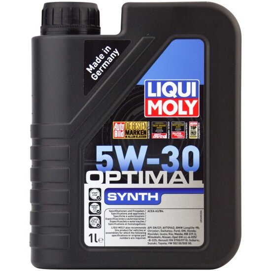 Моторное масло Liqui Moly Optimal Synth 5W-30 синтетическое 1 л