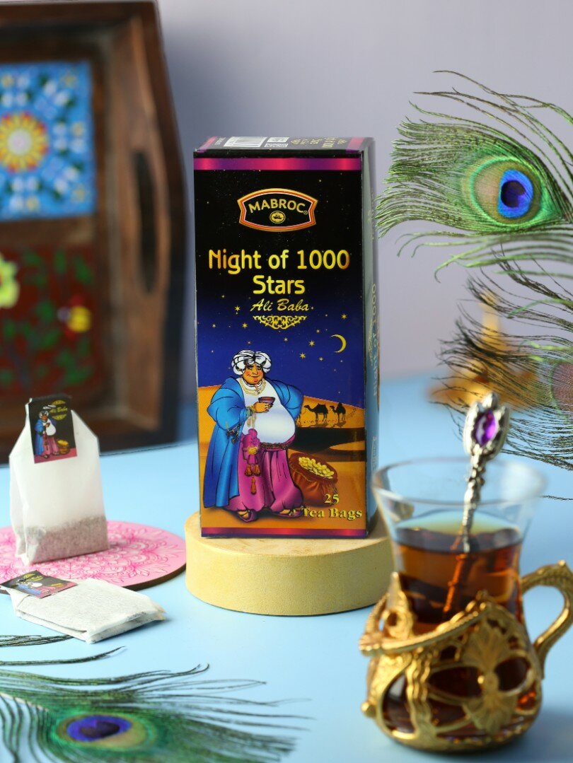 Чай пакетированный ТМ "Mabroc" - Ночь 1000 звезд, 25 пак, 50 гр, Шри-Ланка