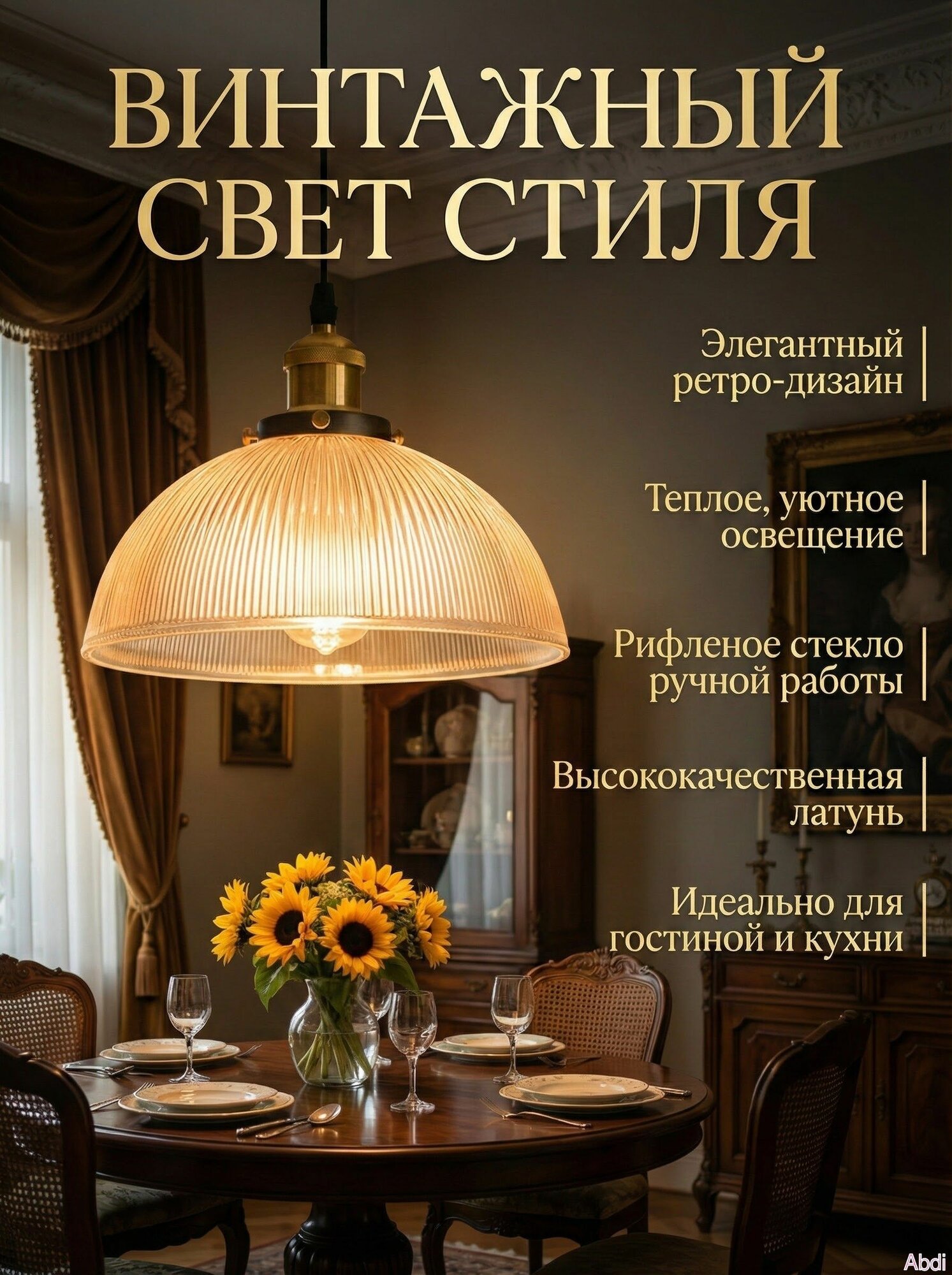 Винтажная подвесная люстра из стекла с регулируемым кабелем 120 см, E27, 60 Вт, антикоррозийная металлическая основа