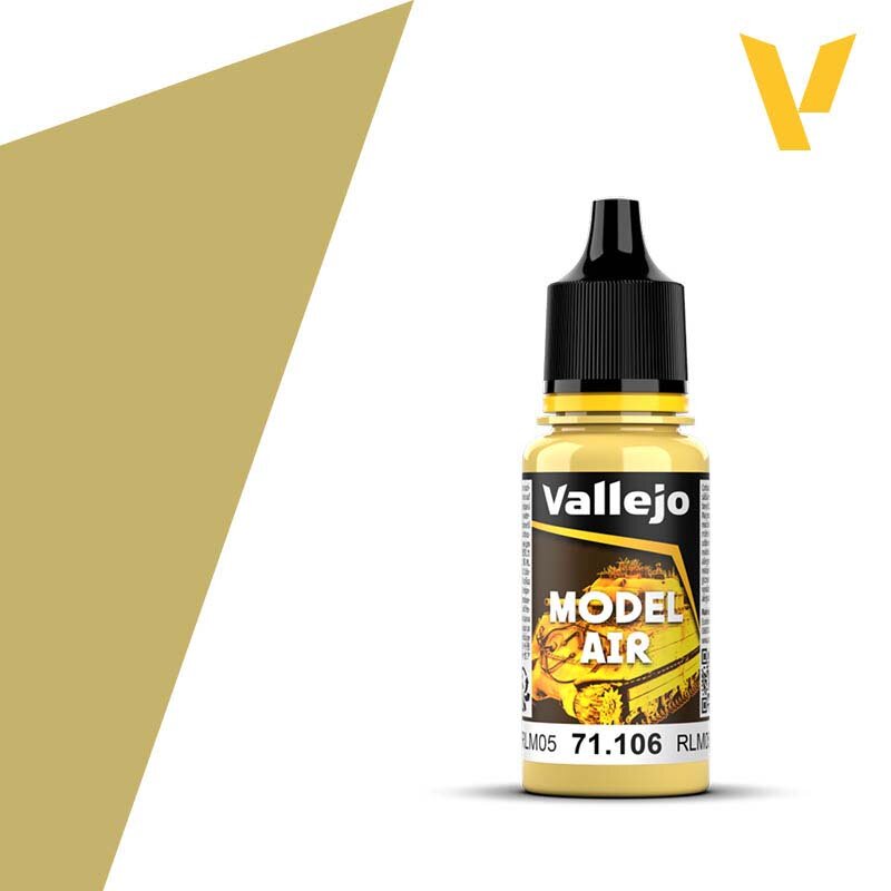 Краска Vallejo Model Air: Ivory RLM05 71.106 акриловая для аэрографа 17 мл