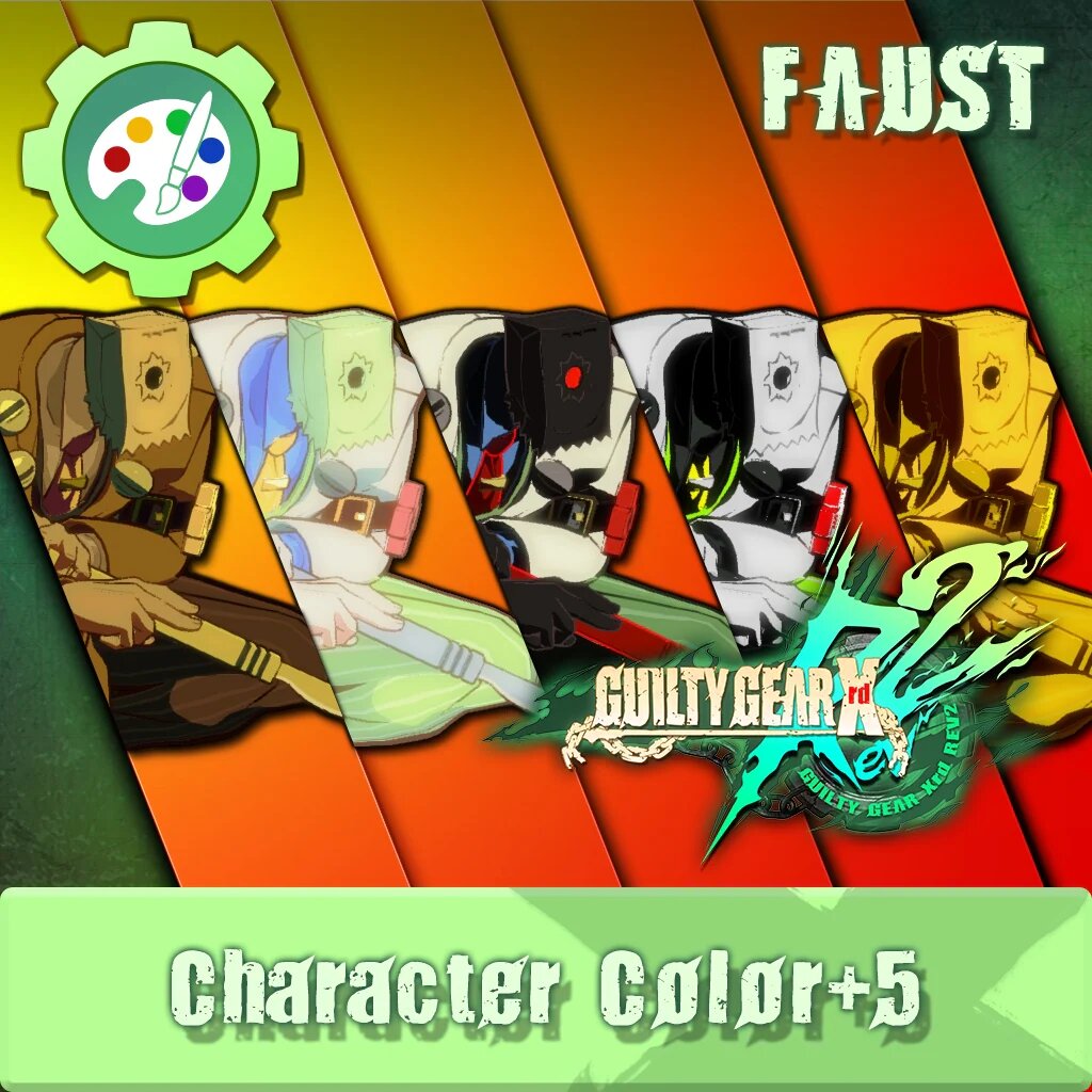 Дополнение GUILTY GEAR Xrd Rev.2 Additional Character Color - FAUST, цифровое издание PlayStation 4, регион Турция / код пополнения баланса