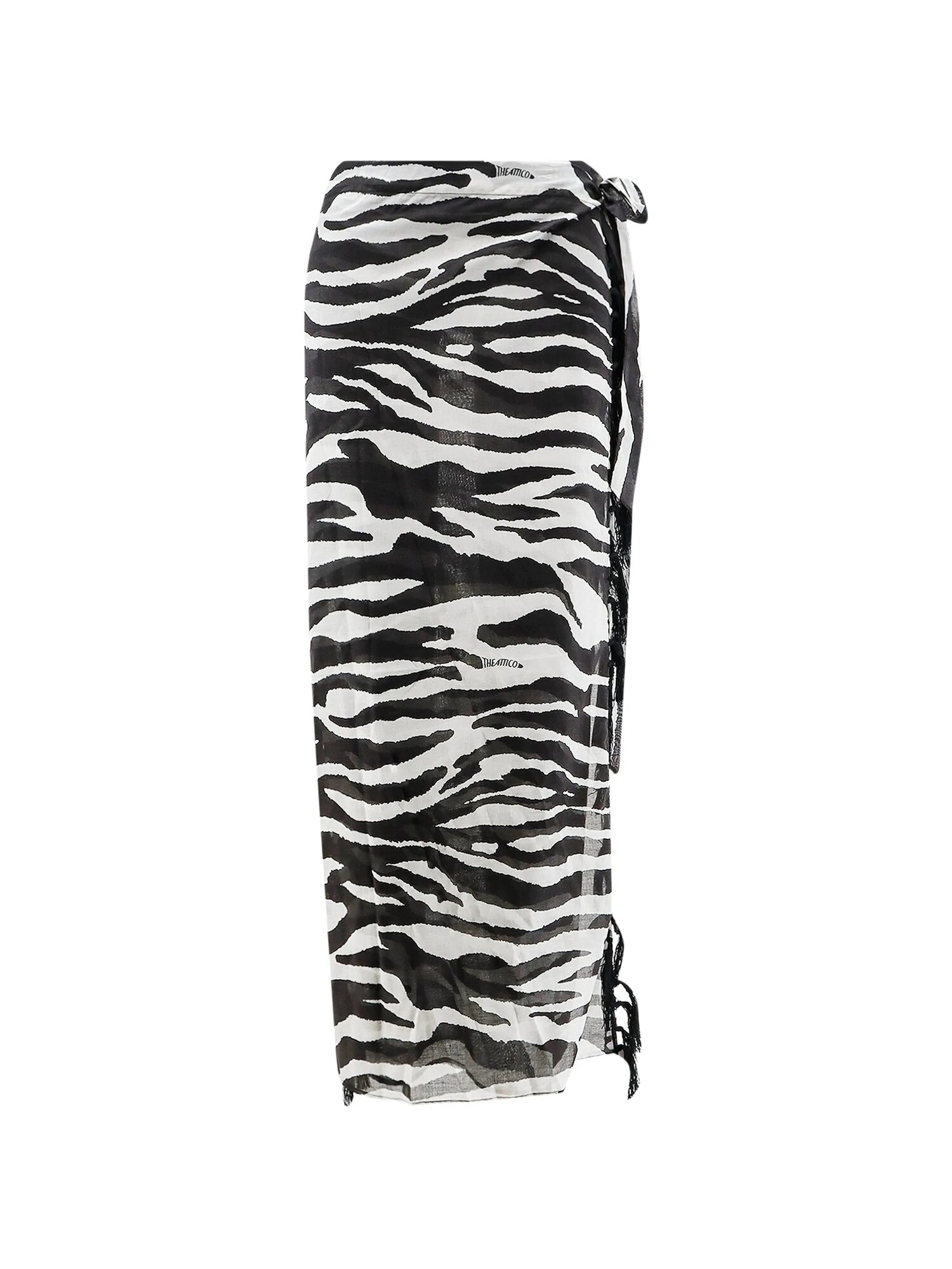 Юбка Zebra-print pareo skirt