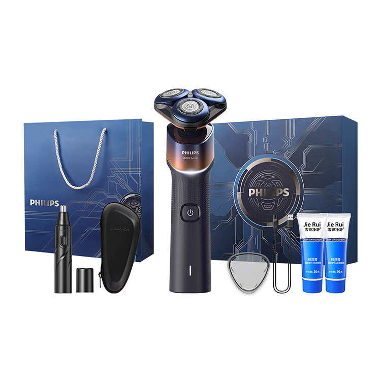 Электробритва роторная мужская PHILIPS X5005 Orange-Limited Technology Box