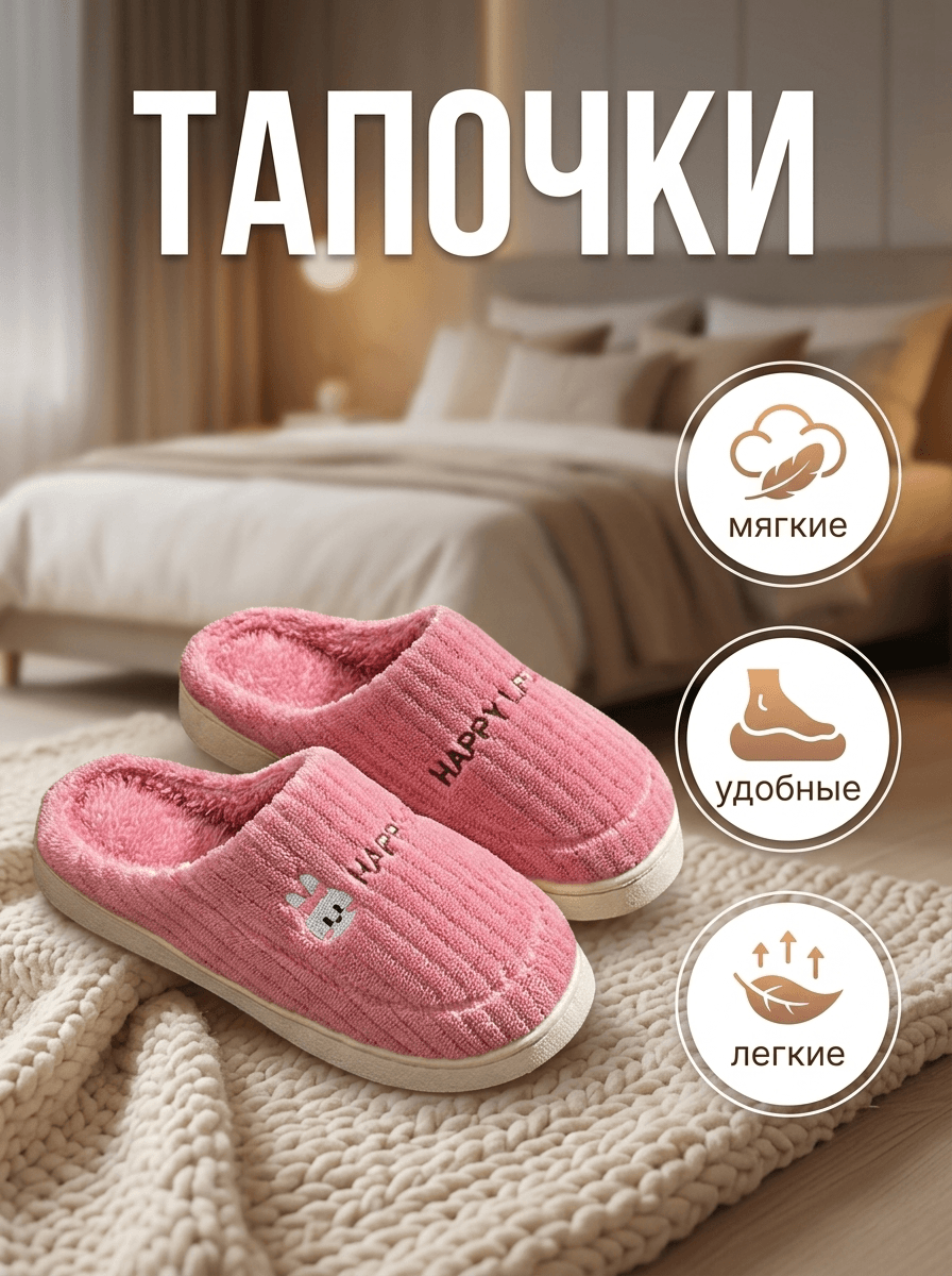 Тапочки Зима-2025-2026