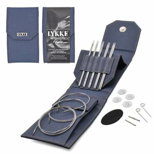 Lykke Flight Mini Denim Набор съемных спиц 11,5 см, 5 пар, Металл