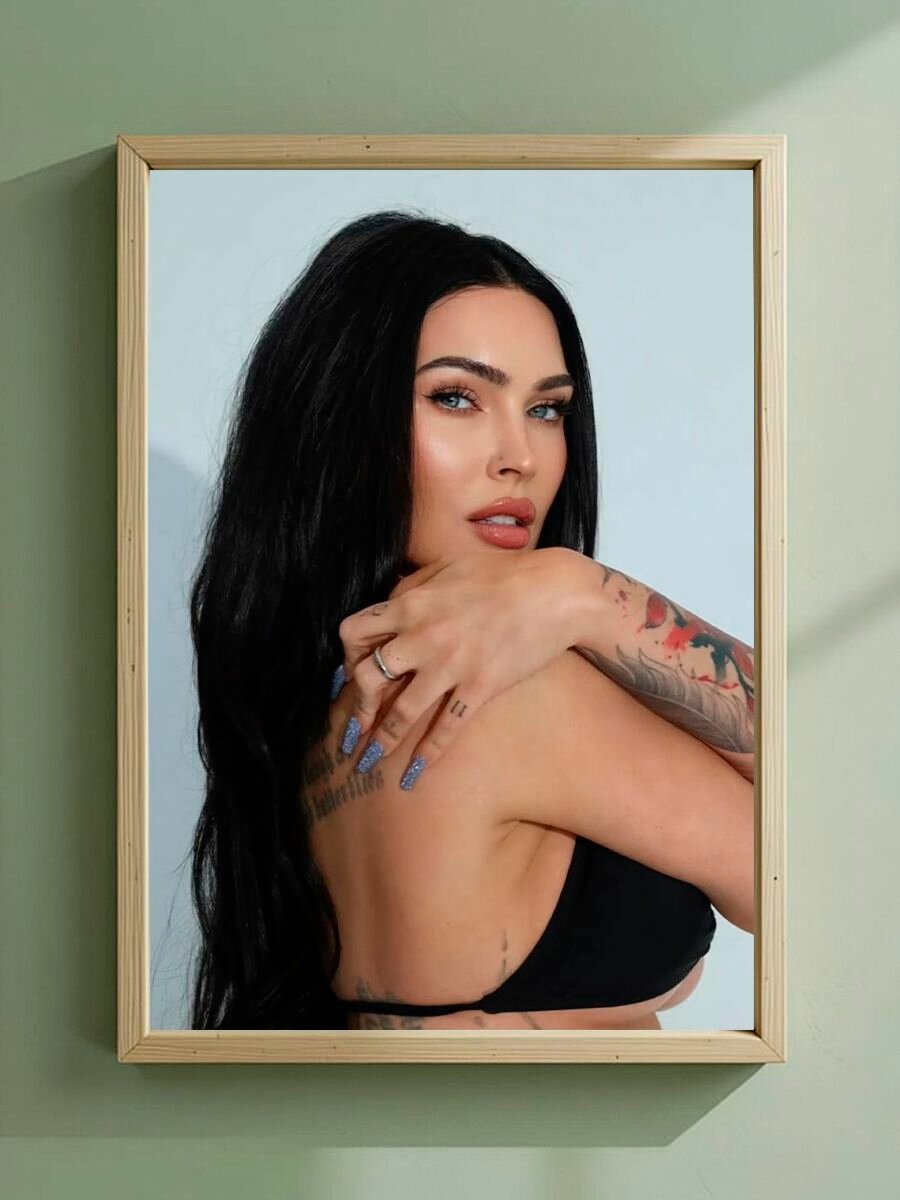 Постер, плакат на стену "Меган Фокс Megan Fox" 42 см х 29,7 см (А3)