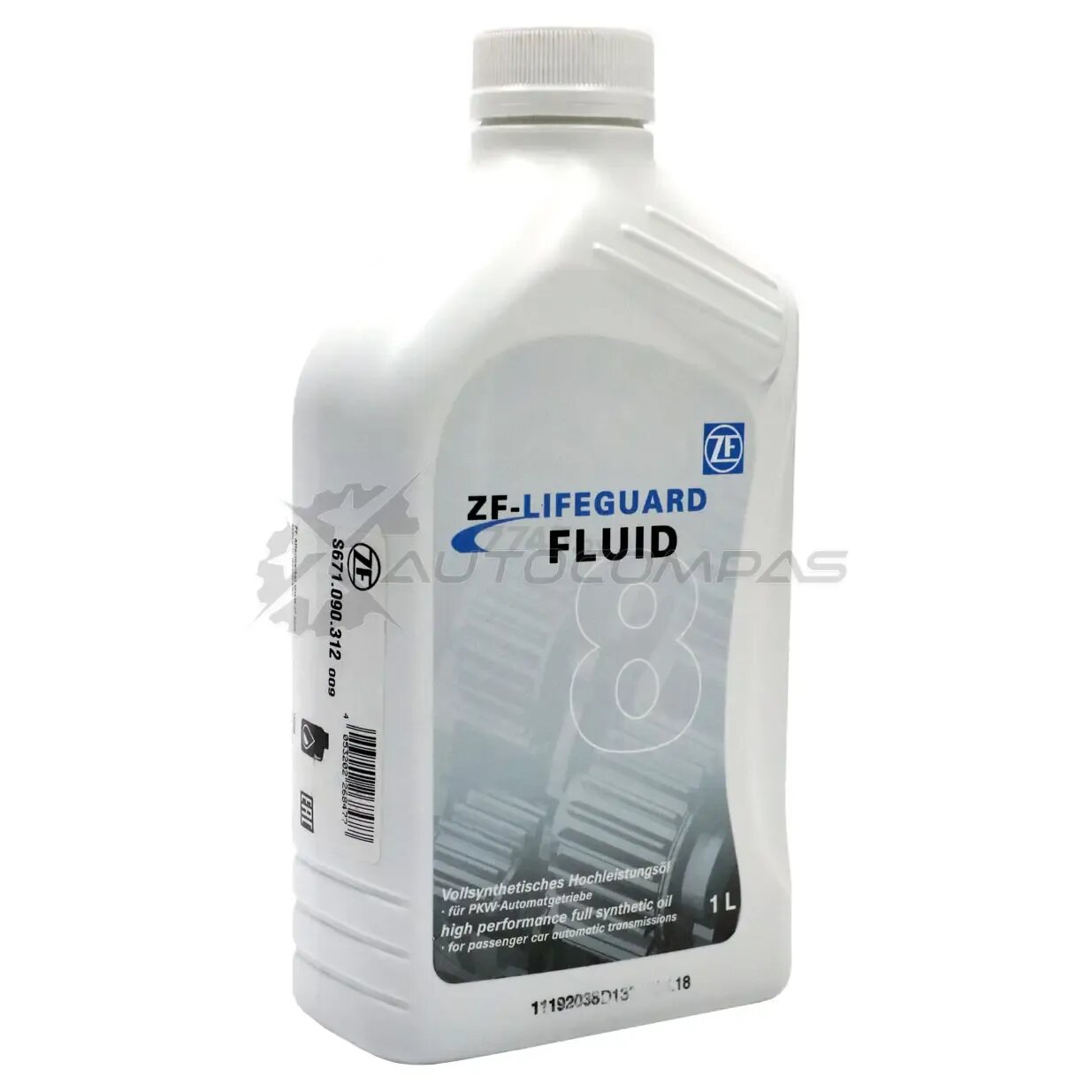 Масло в Акпп синтетическое S671090312 ZF PARTS 1 л ZF PARTS S671090312 ZF LifeGuardFluid 8 815173 8BU1RT