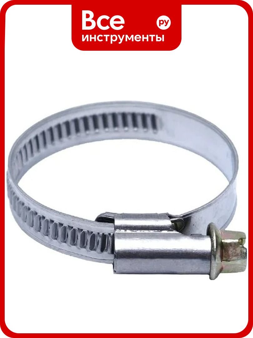 Червячный хомут vertextools нерж. сталь W2, 110-130 мм, 50 шт. 08-110-130