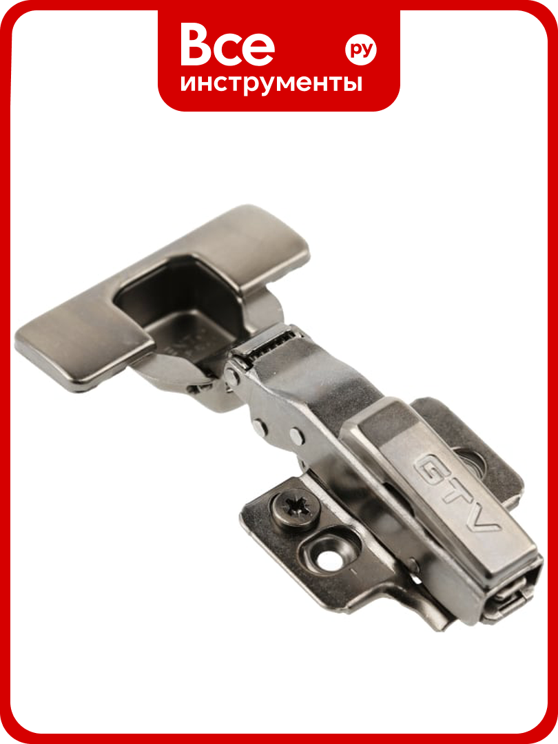 Петля GTV SILENTO PRO ZM-HCSL09-3DBEO-20, накладная, самозакрывающаяся, черная