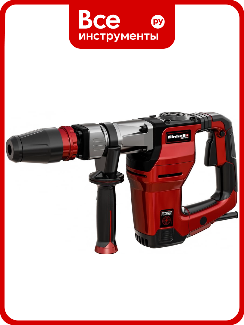 Отбойный молоток Einhell TE-DH 12, SDS-Max, антивибрационная рукоятка, кейс