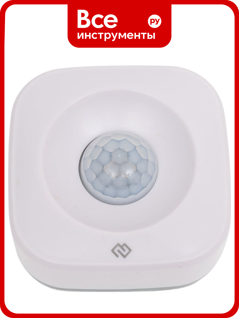 Датчик движения DIGMA DiSense M1 (DSM1) белый, беспроводной инфракрасный датчик с IP20 защитой для настенного монтажа