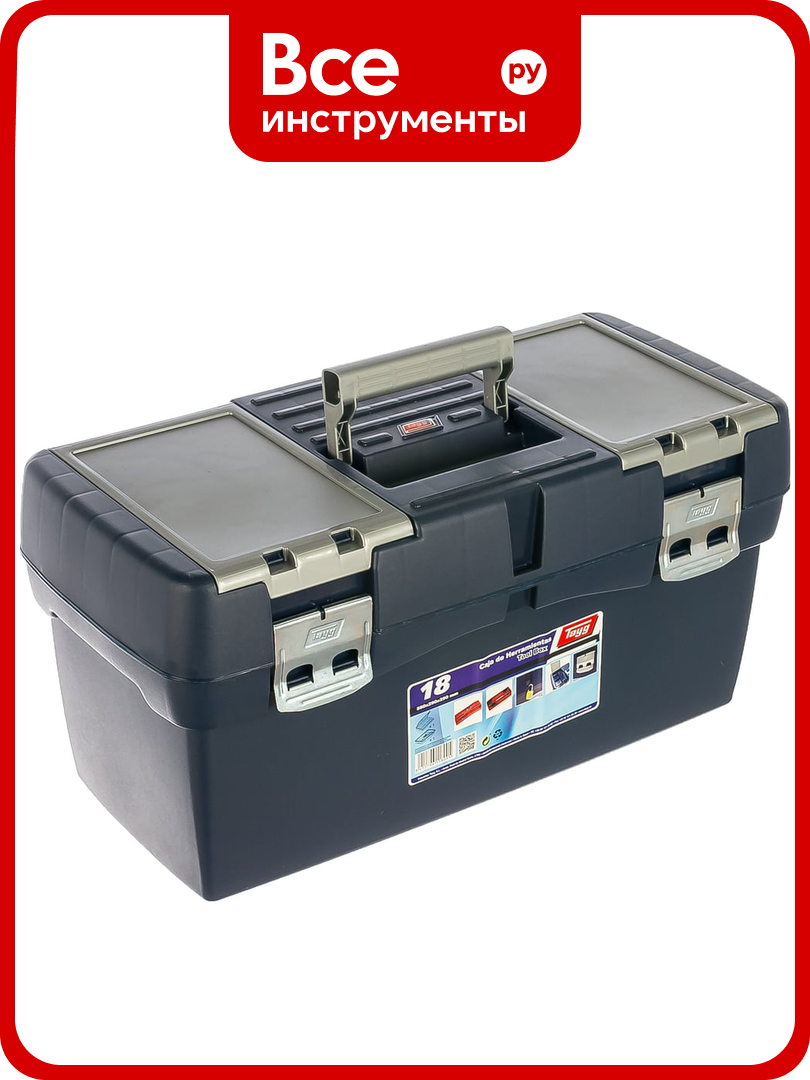 Ящик для инструментов с лотком + органайзер 58х29х29см №18 Tayg TAY-118005, инструментов фирмы