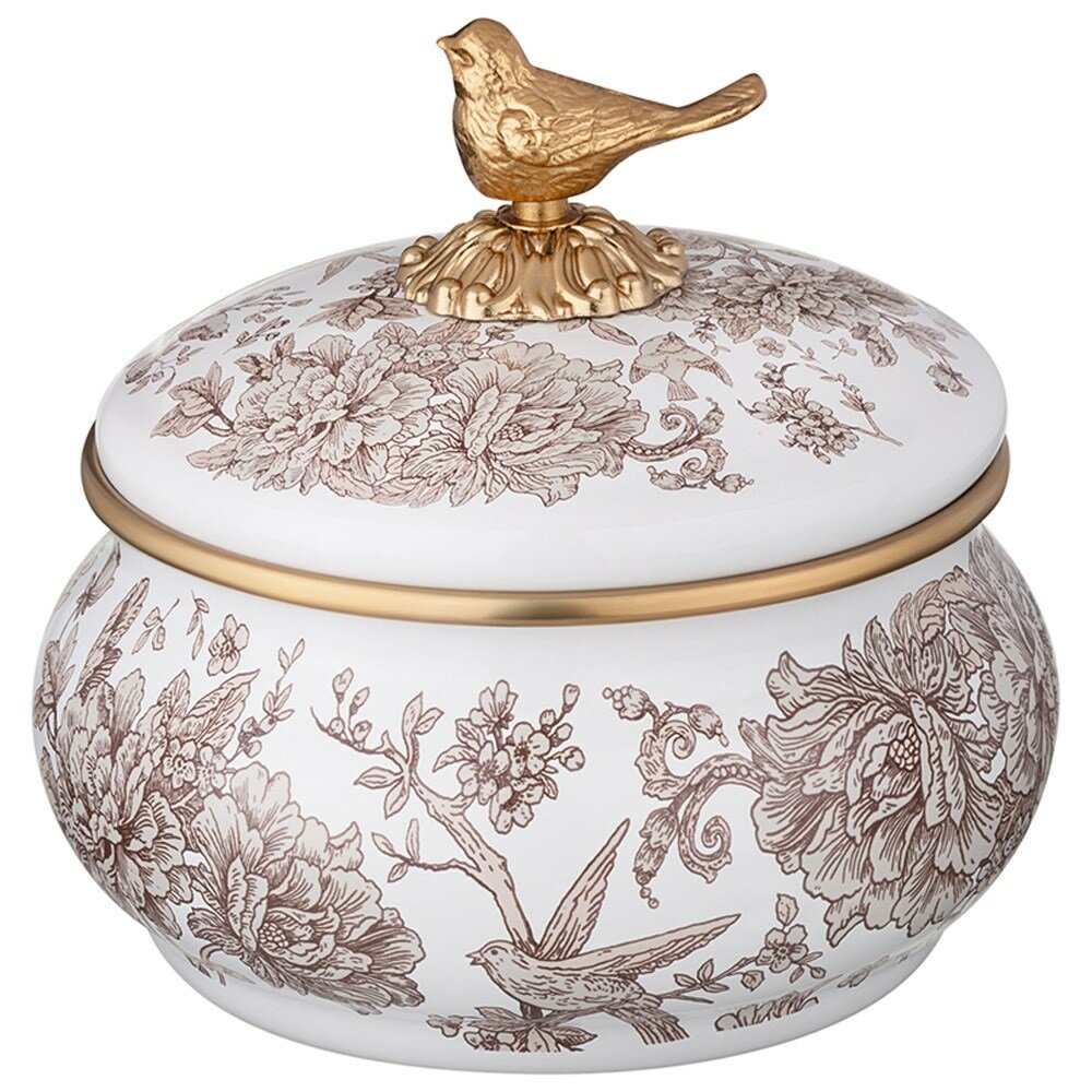 Сахарница lefard эмалированная, серия royal garden 850mл