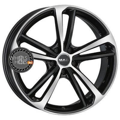 Диск автомобильный литой MAK Nurburg 21x9.5 5x112 et25 dia66.45 Black mirror