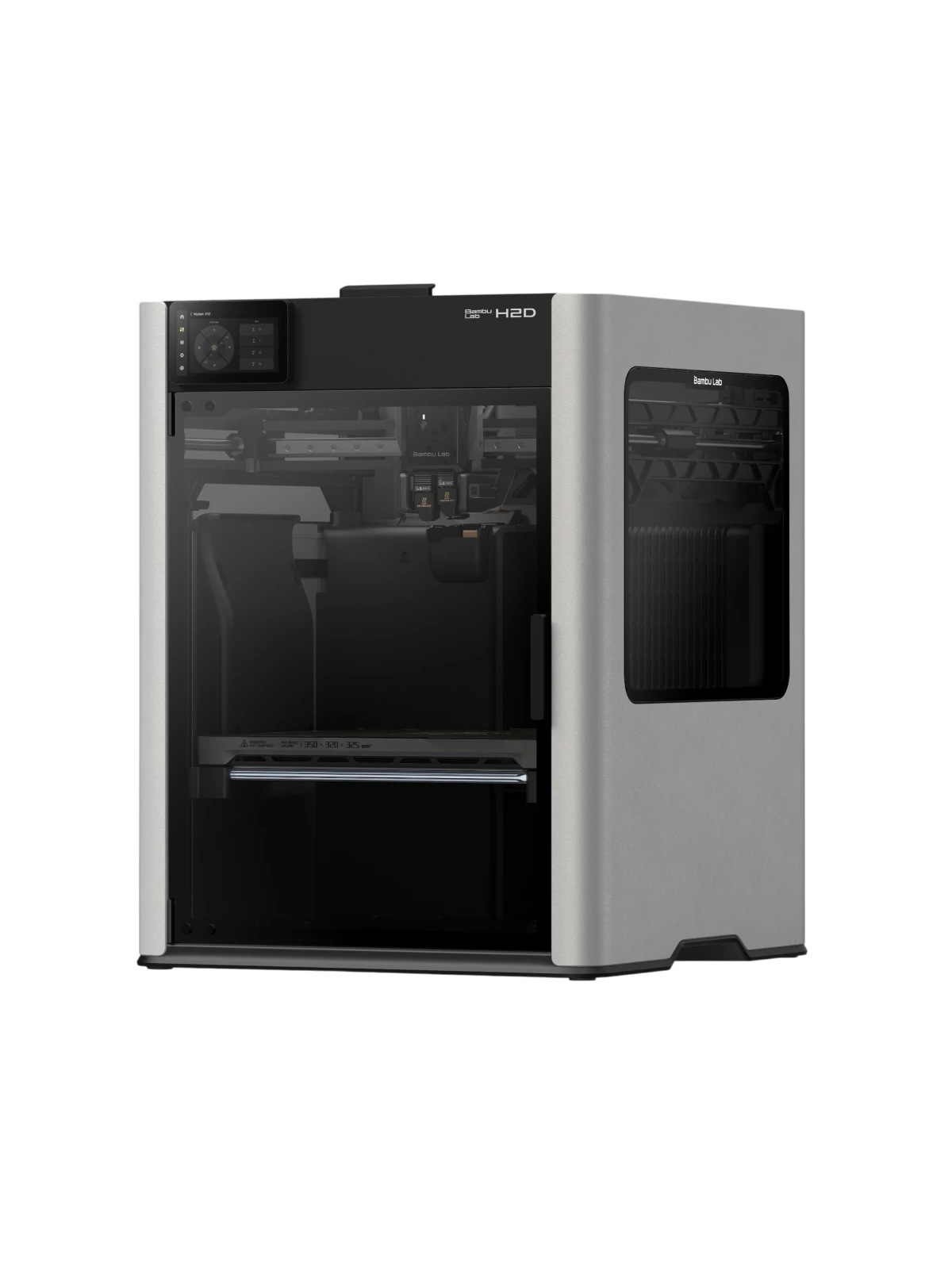 3D принтер Bambu Lab H2D EU, двухэкструдерный, закрытая камера, Wi-Fi, серый